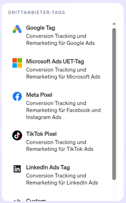 Set up etracker analytics - help.etracker.com